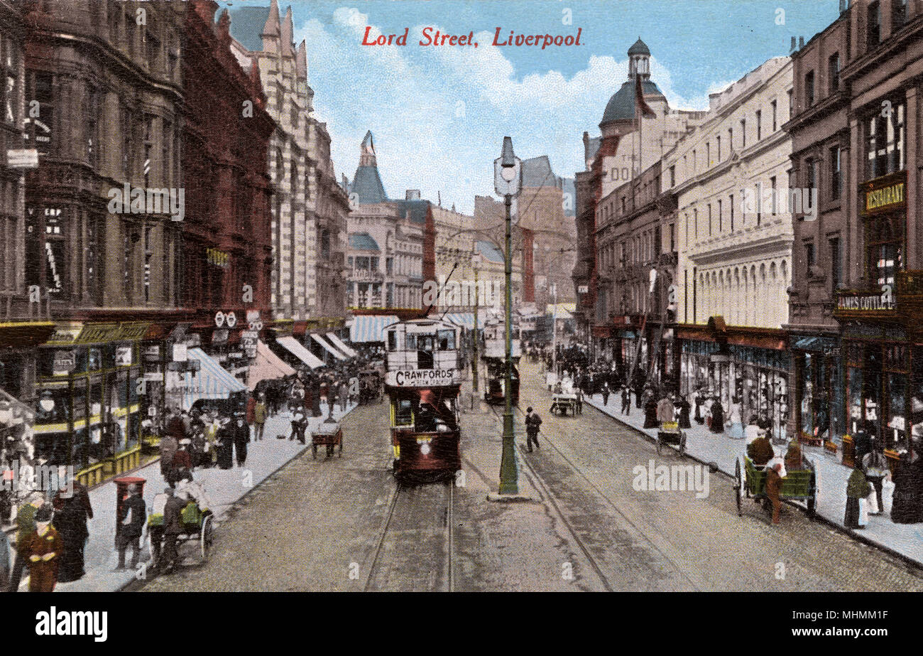 Lord street shops hi-res stock photography and images - Alamy