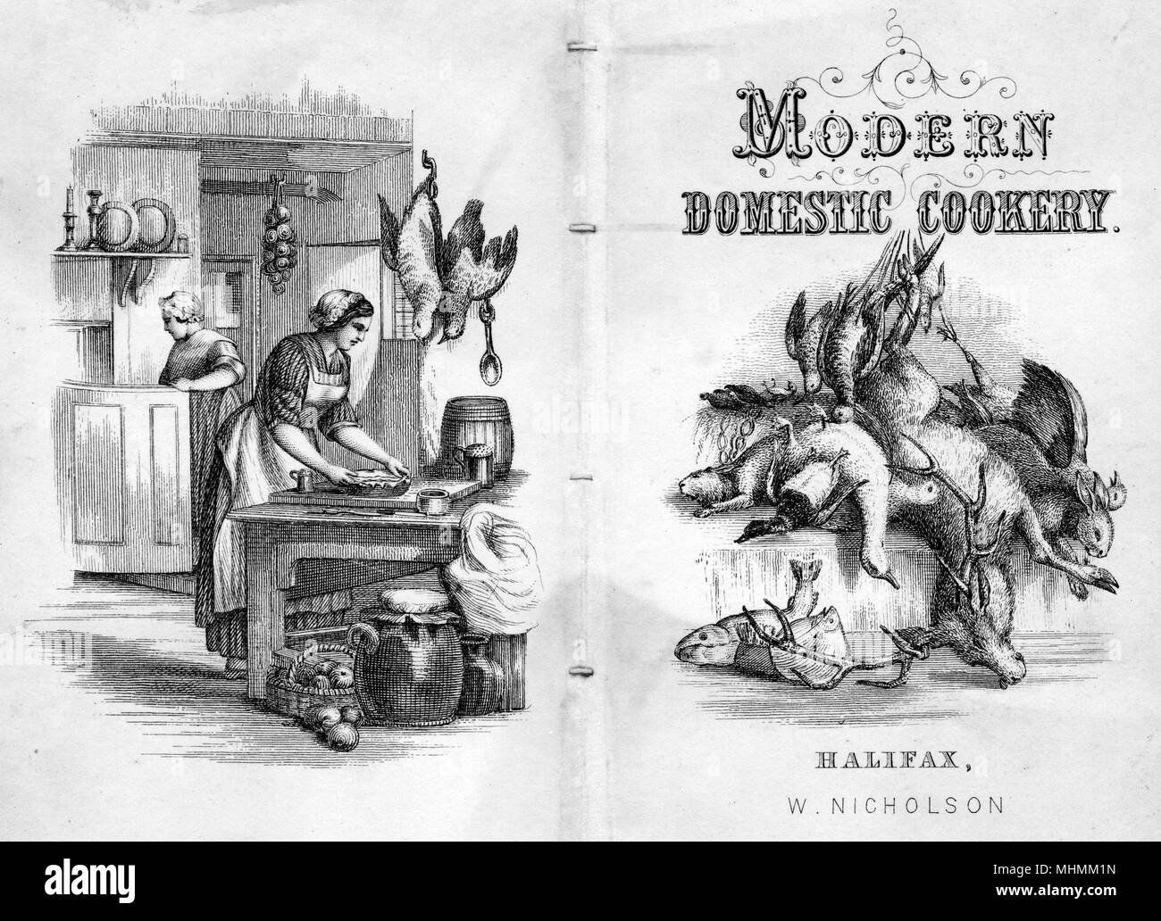 MODERN DOMESTIC COOKERY Stock Photo - Alamy