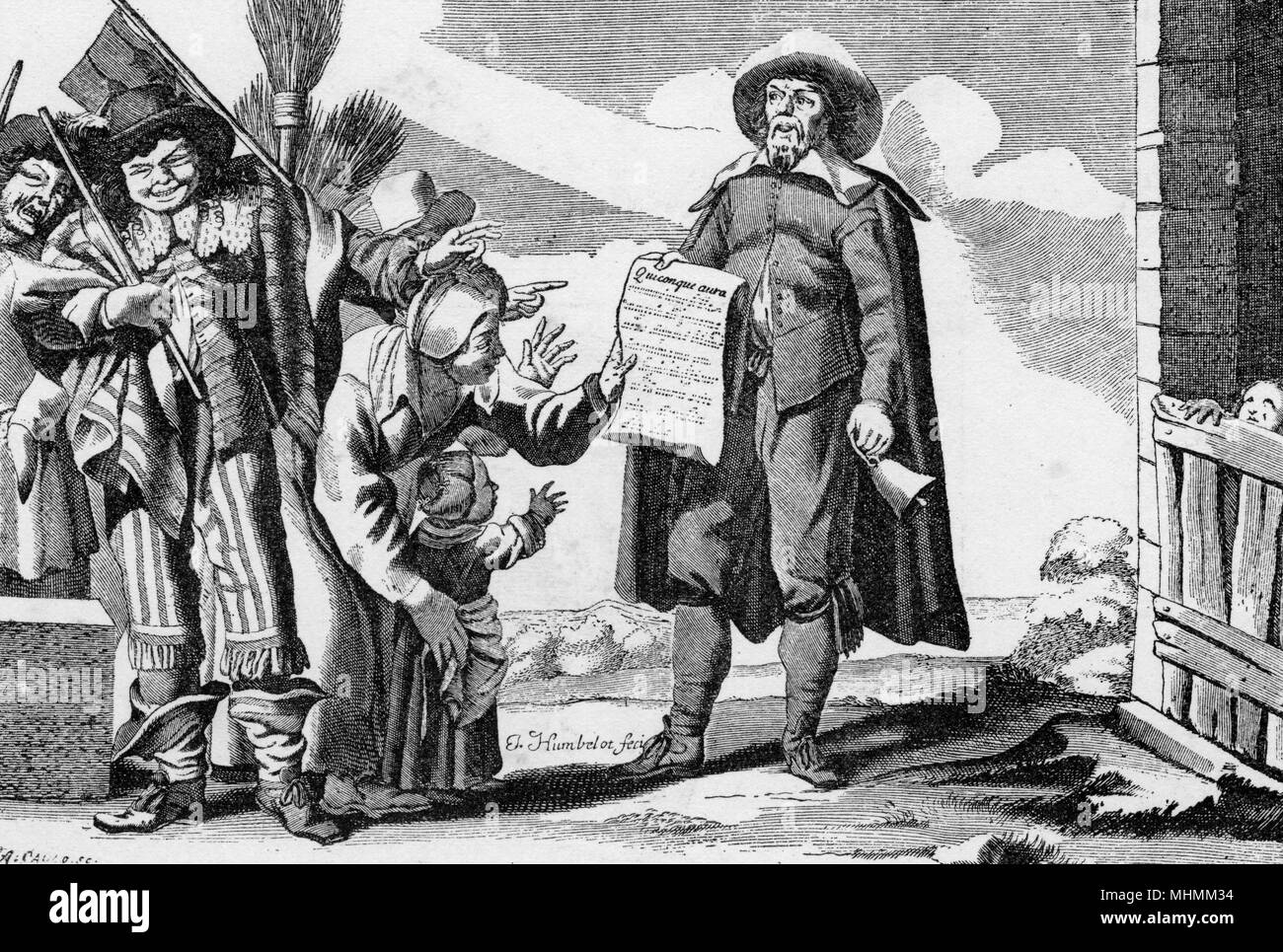 Crier Black and White Stock Photos & Images - Alamy