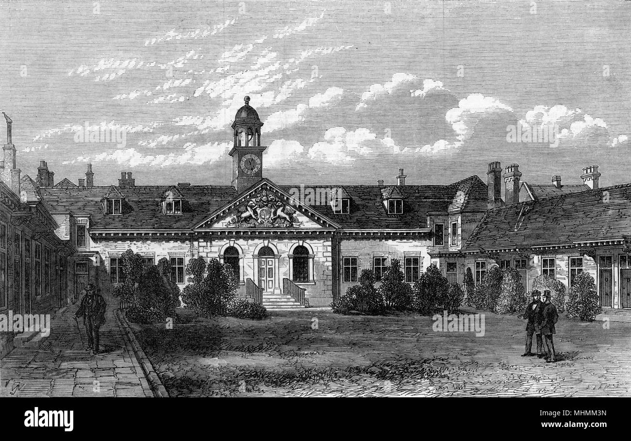 Old almshouse Black and White Stock Photos & Images - Alamy