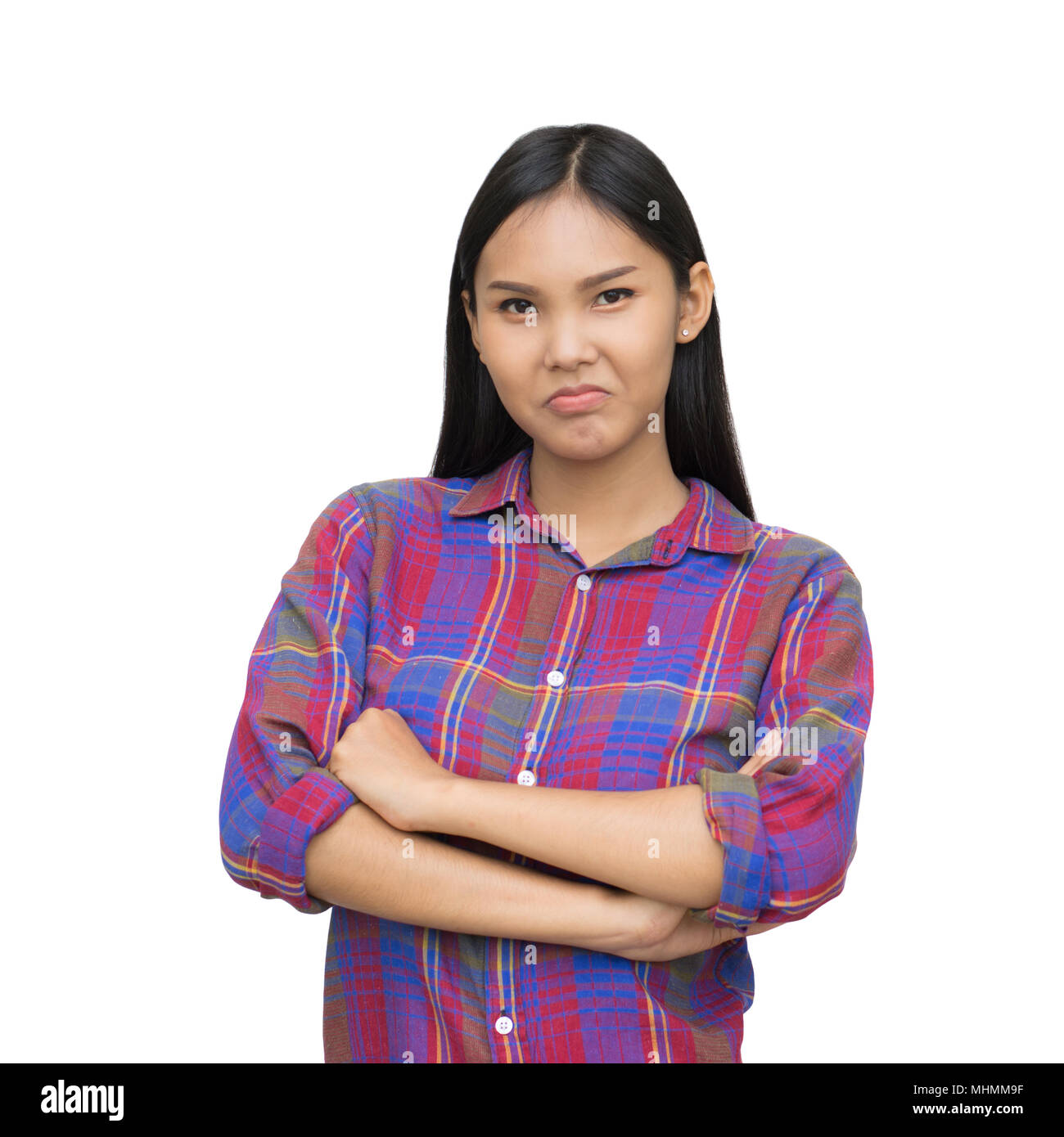 Girl looking angry hi-res stock photography and images - Alamy