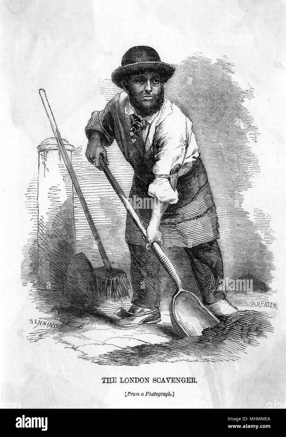 London poor 19th Black and White Stock Photos & Images - Alamy