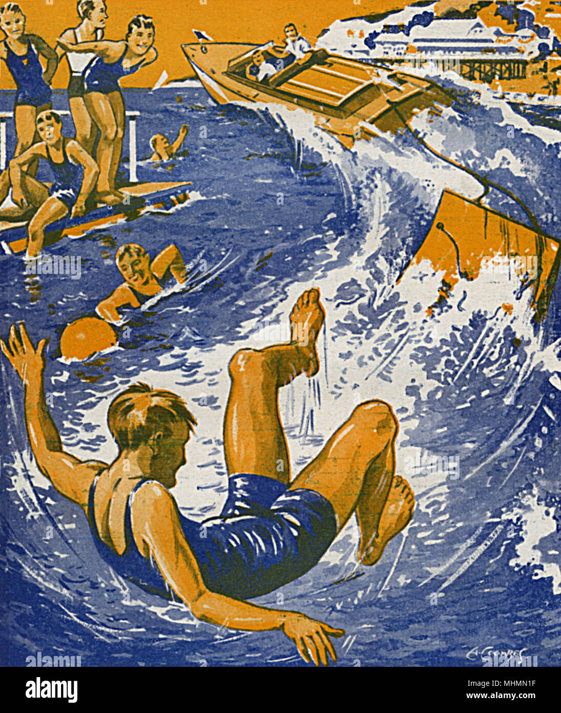 Aquaplaning ski hi-res stock photography and images - Alamy