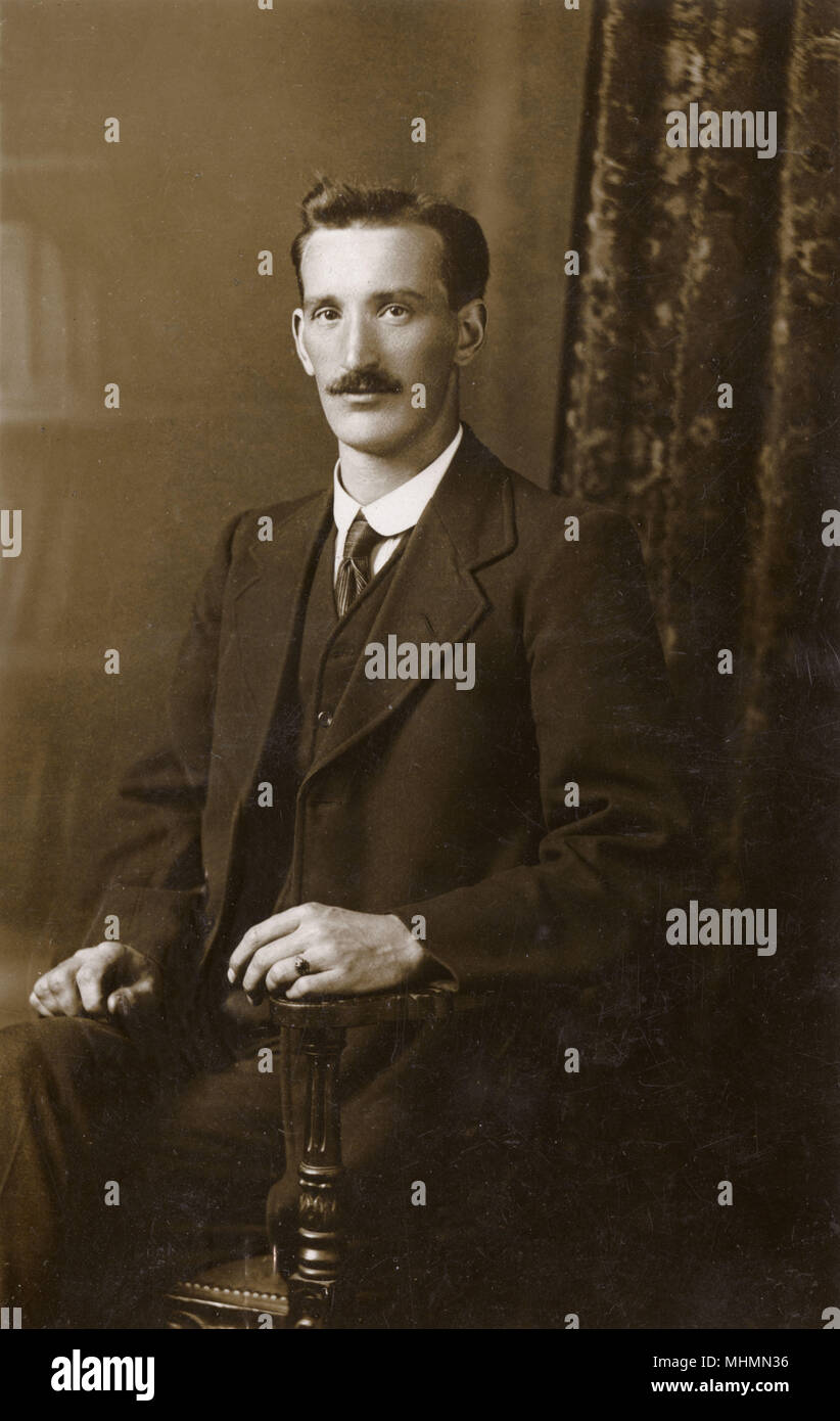 Pre-WW1 young man Stock Photo - Alamy