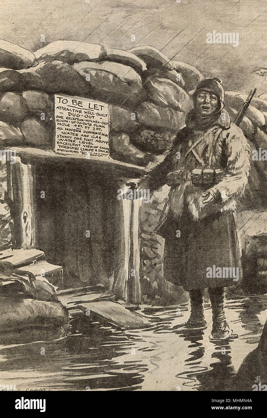 Trench sign ww1 hi-res stock photography and images - Alamy