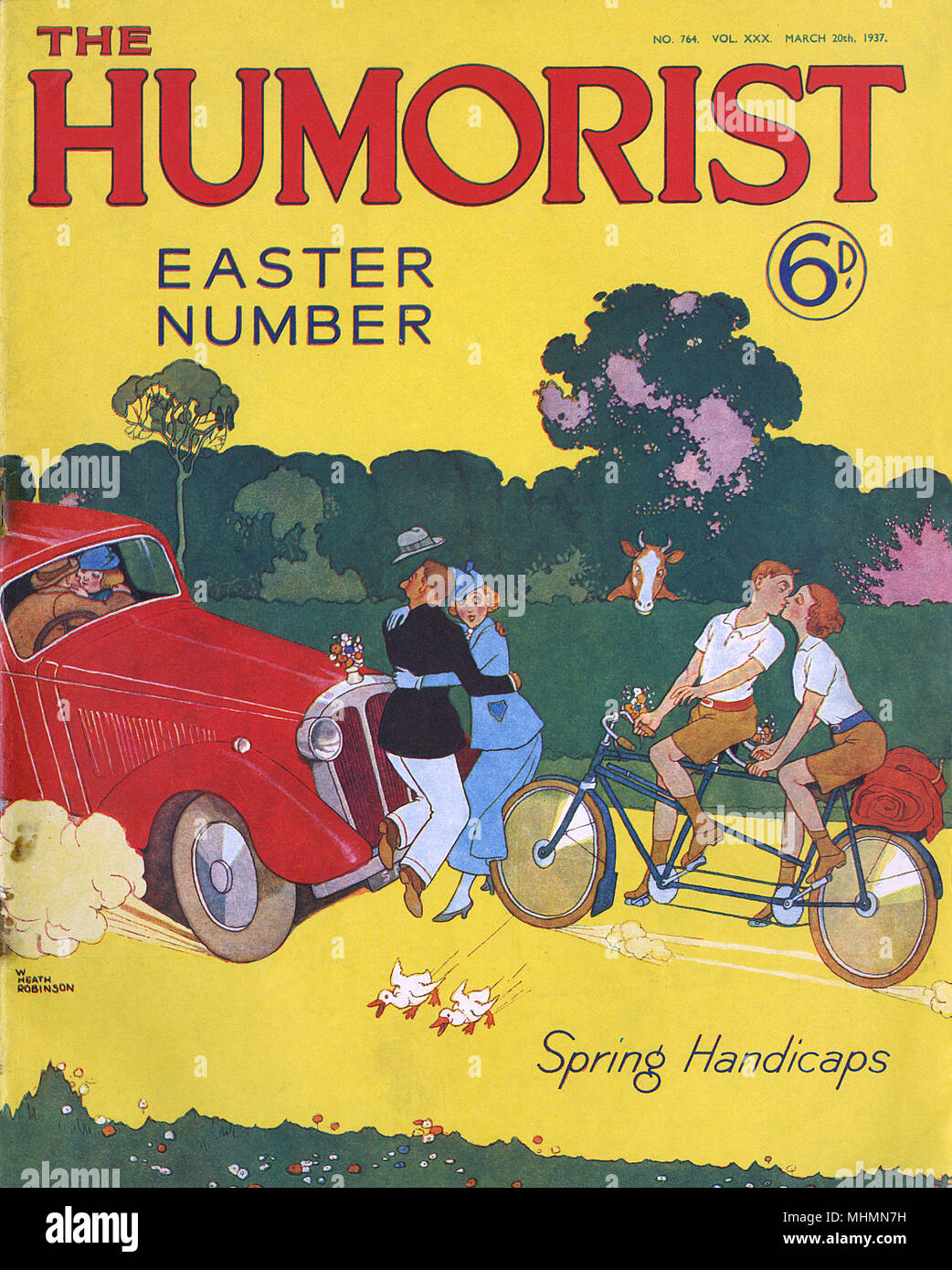 The Humorist - Easter Number front cover, Heath Robinson Stock Photo ...