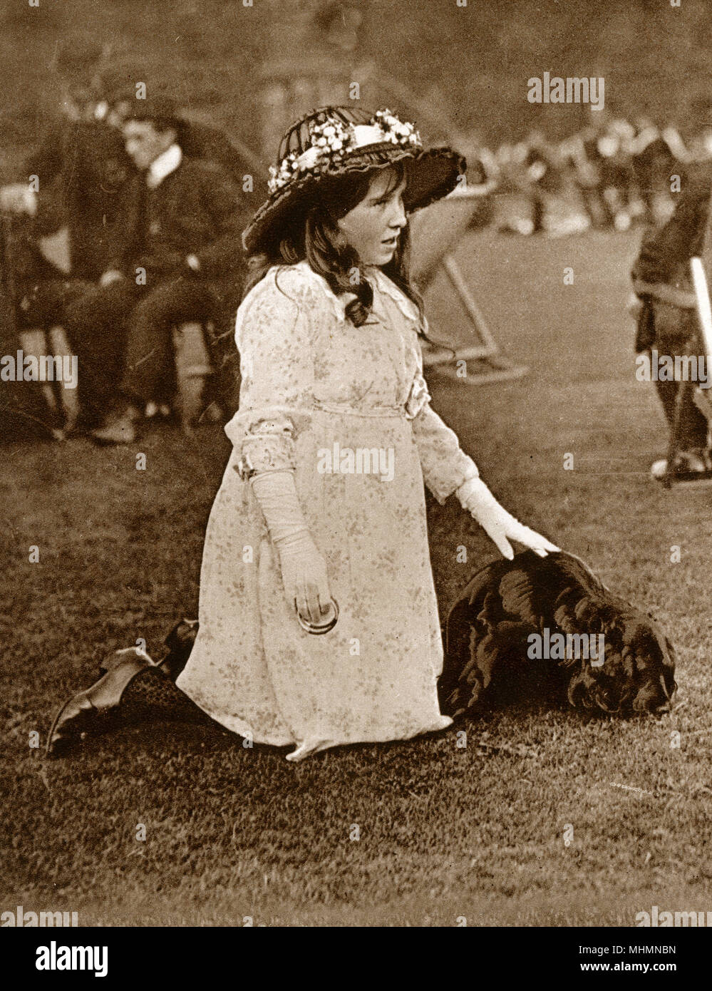 Lady Elizabeth Bowes-Lyon - Glamis Castle - Pet dog Stock Photo - Alamy