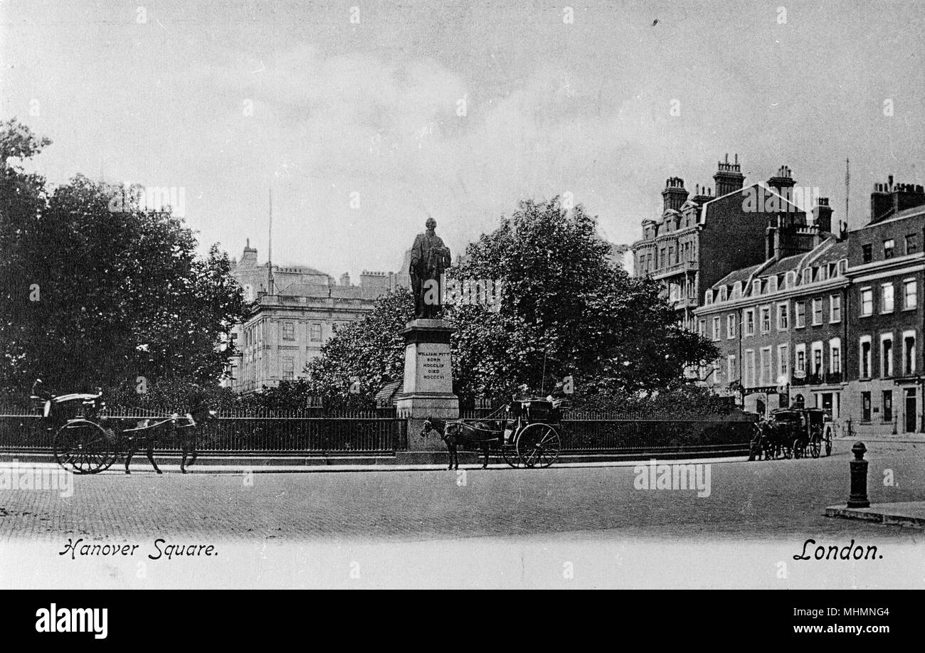 View of Hanover Square, London Stock Photo - Alamy