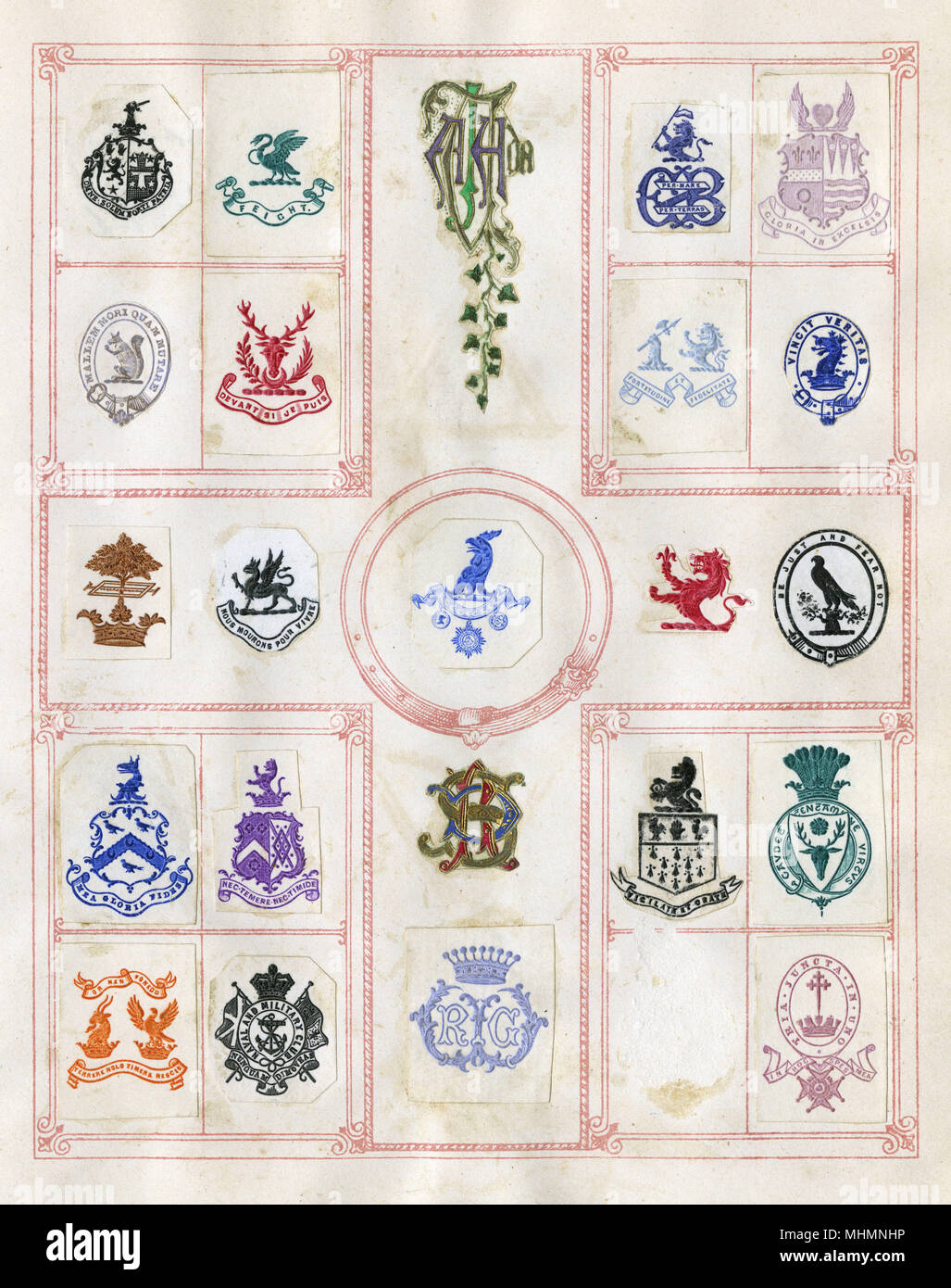 Family crests and coats of arms hi-res stock photography and images - Alamy