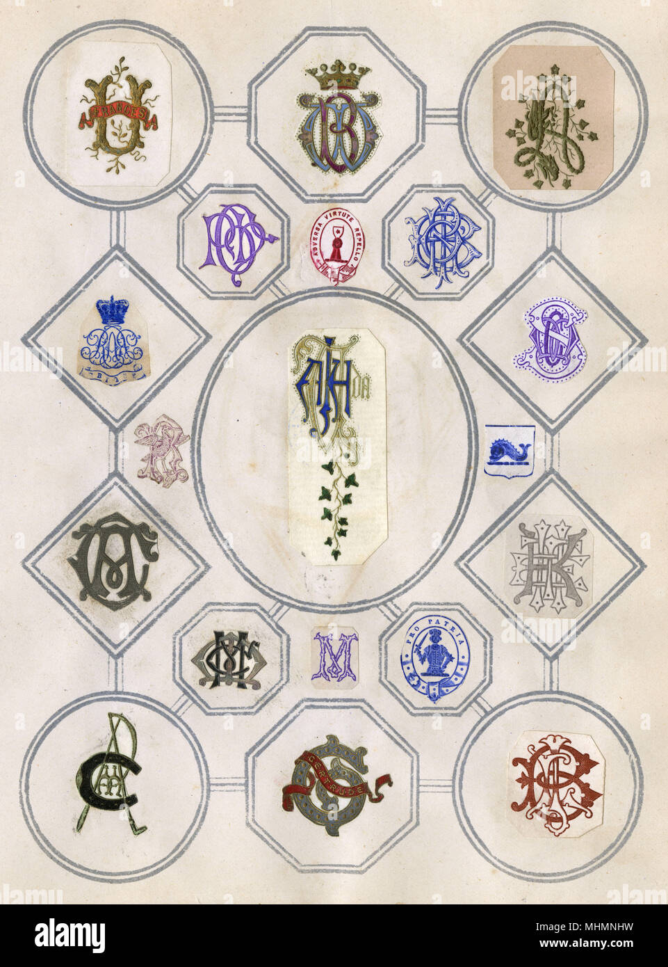 Heraldic family crests hi-res stock photography and images - Alamy