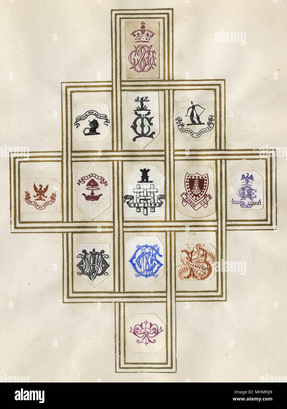 Family crests crest hi-res stock photography and images - Alamy