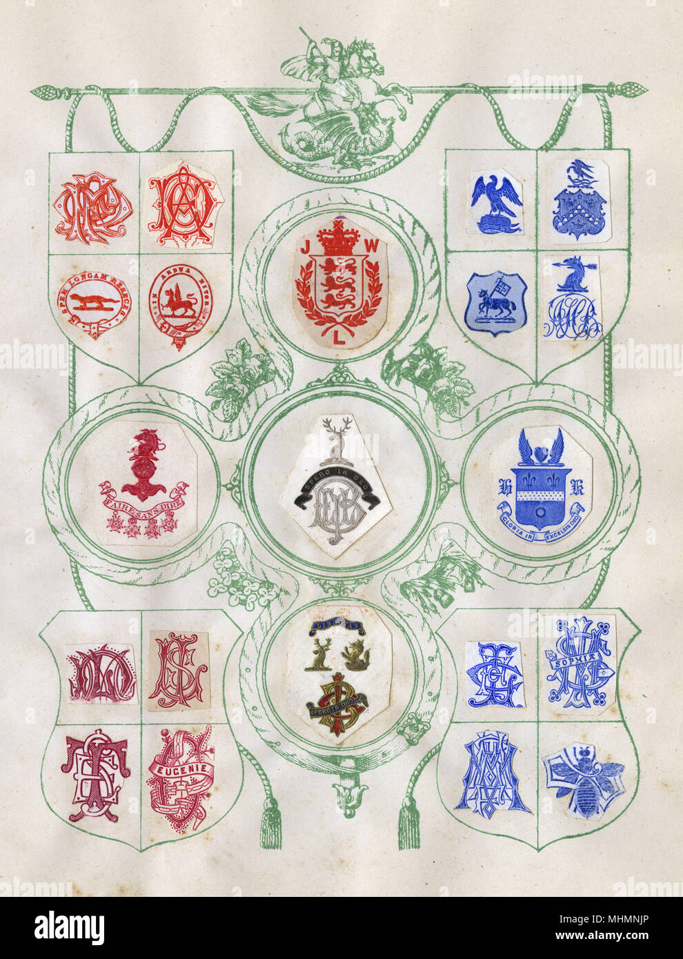 Heraldry shields hi-res stock photography and images - Alamy