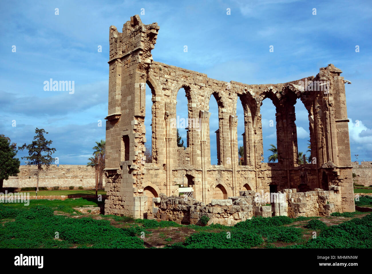 Ruins of St George of the Latins Church, Famagusta (Magusa), Turkish ...