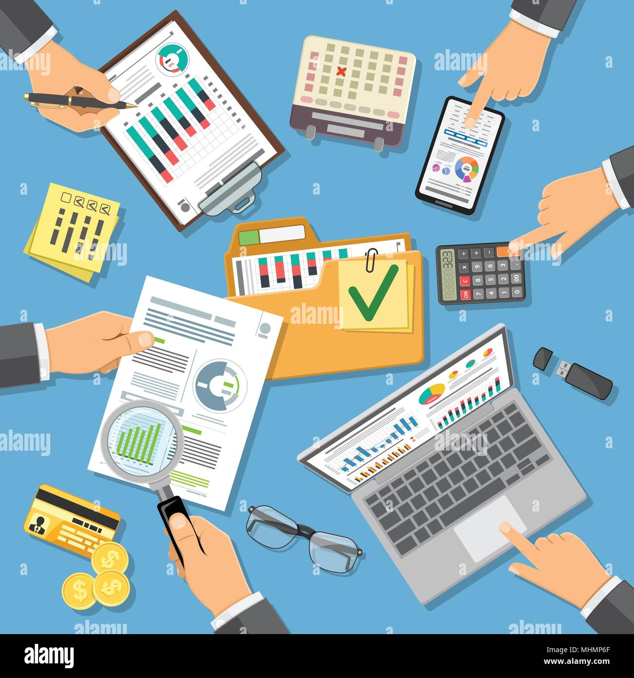 Account service Stock Vector Images - Alamy