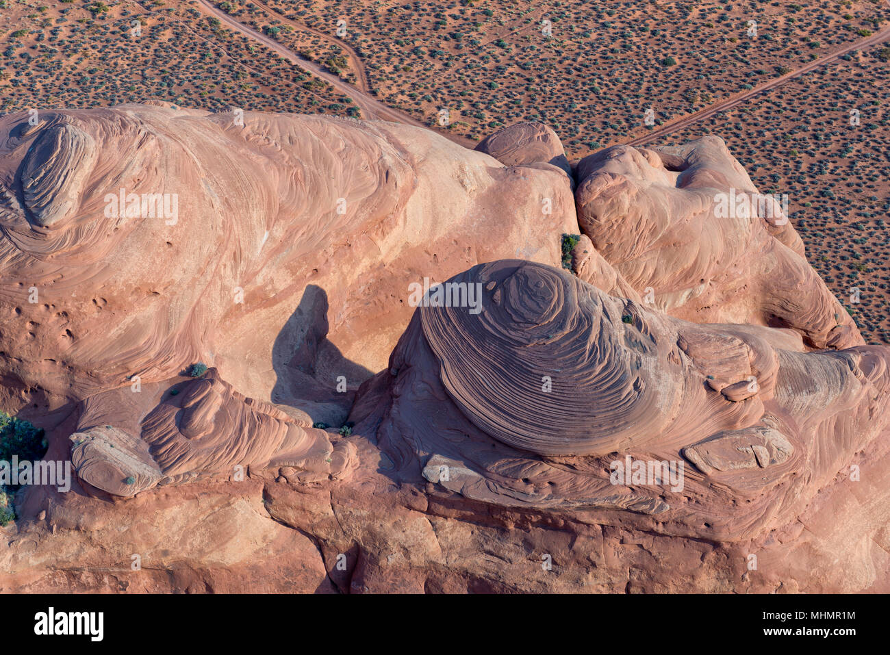 Monument valley aerial hi-res stock photography and images - Alamy