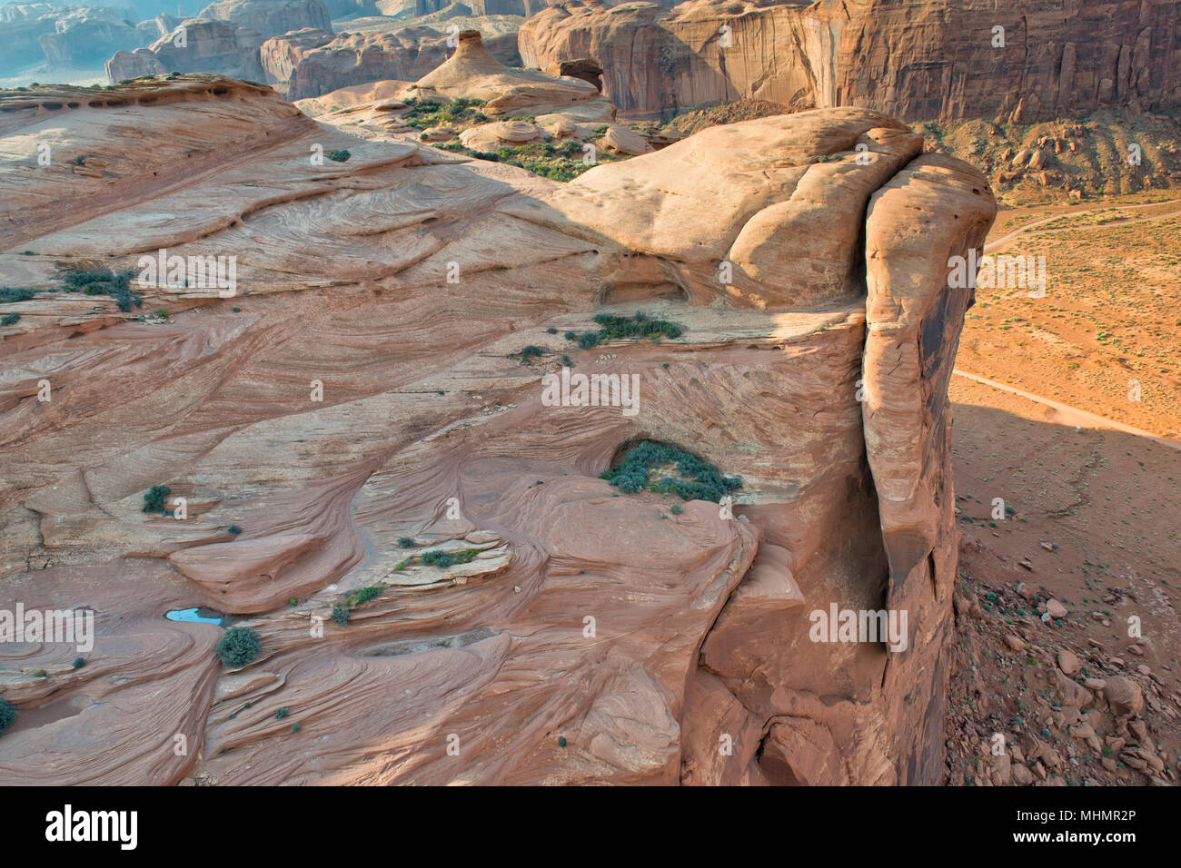 Monument valley aerial hi-res stock photography and images - Alamy