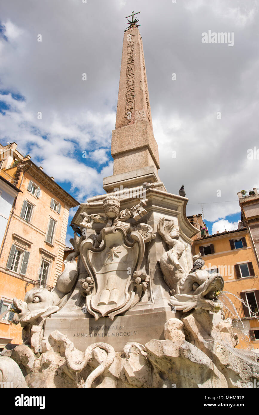 Rome old obelisk Stock Photo - Alamy