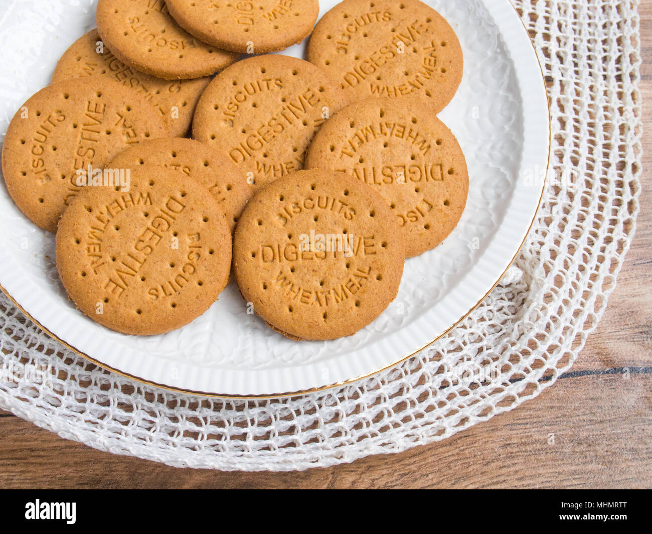 Digestive biscuit stack hi-res stock photography and images - Alamy