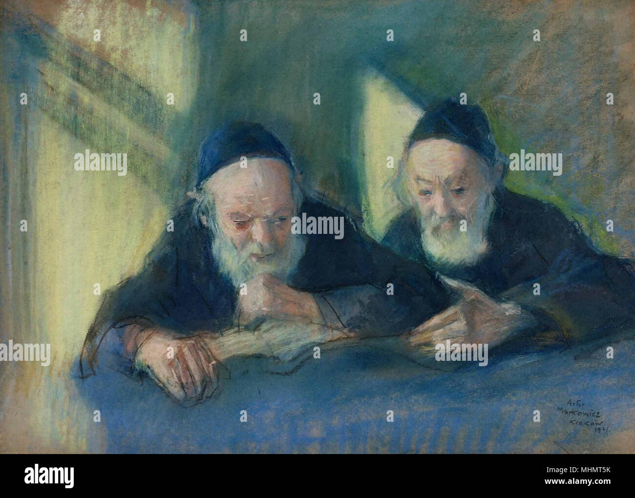 Rabbis talking hi-res stock photography and images - Alamy
