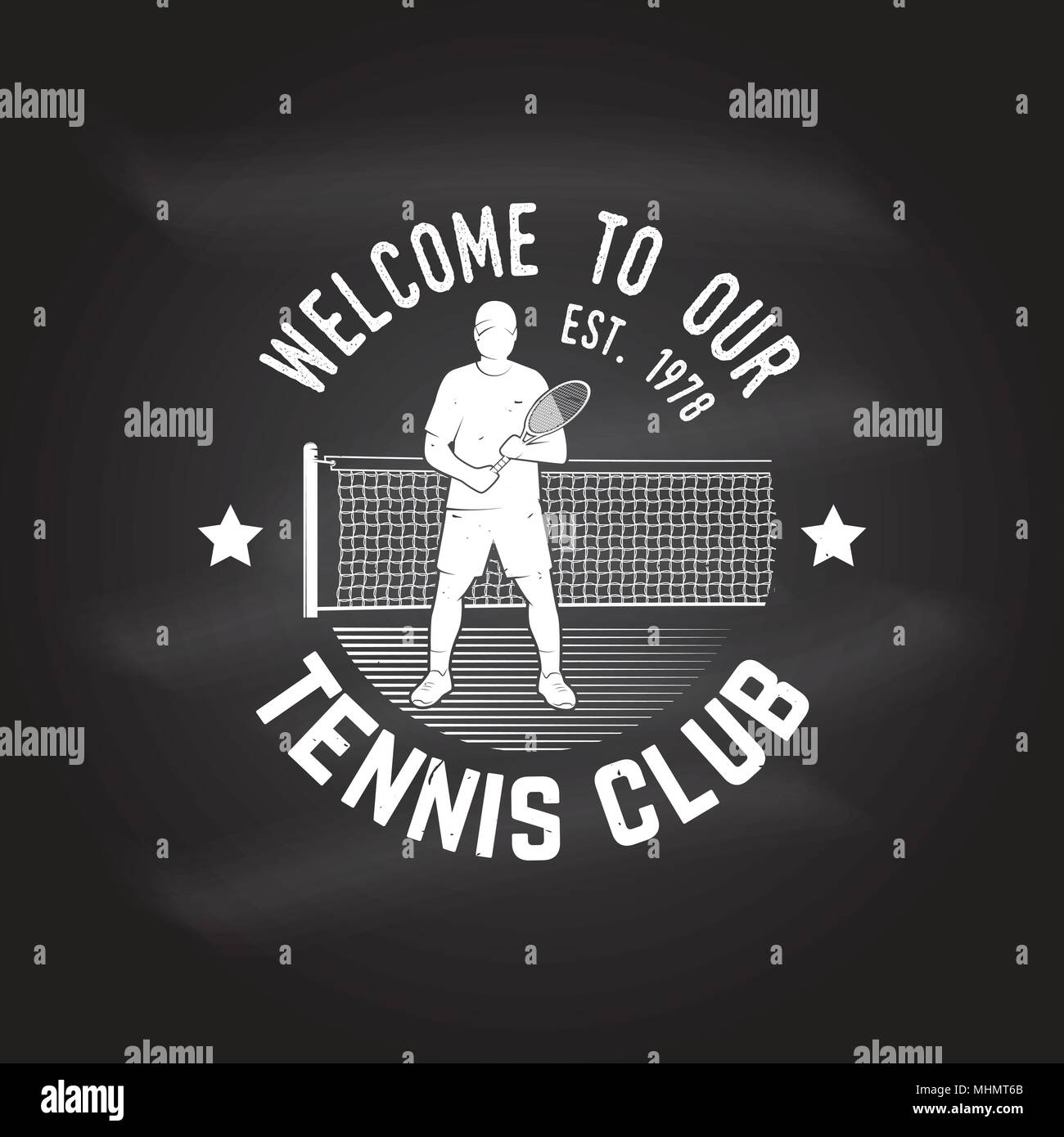 Sign on tennis court hi-res stock photography and images - Alamy