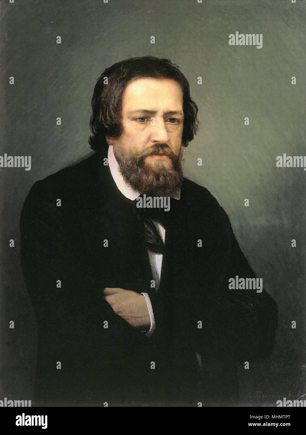 Postnikov Sergei Petrovich - Portrait of the Painter Alexander Ivanov ...