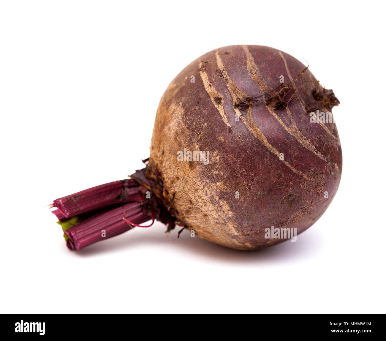 single beetroot isolated on white background Stock Photo - Alamy