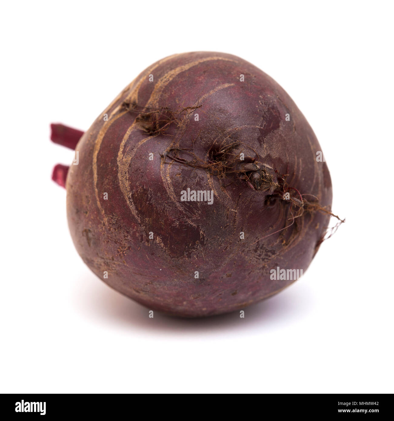 single beetroot isolated on white background Stock Photo - Alamy