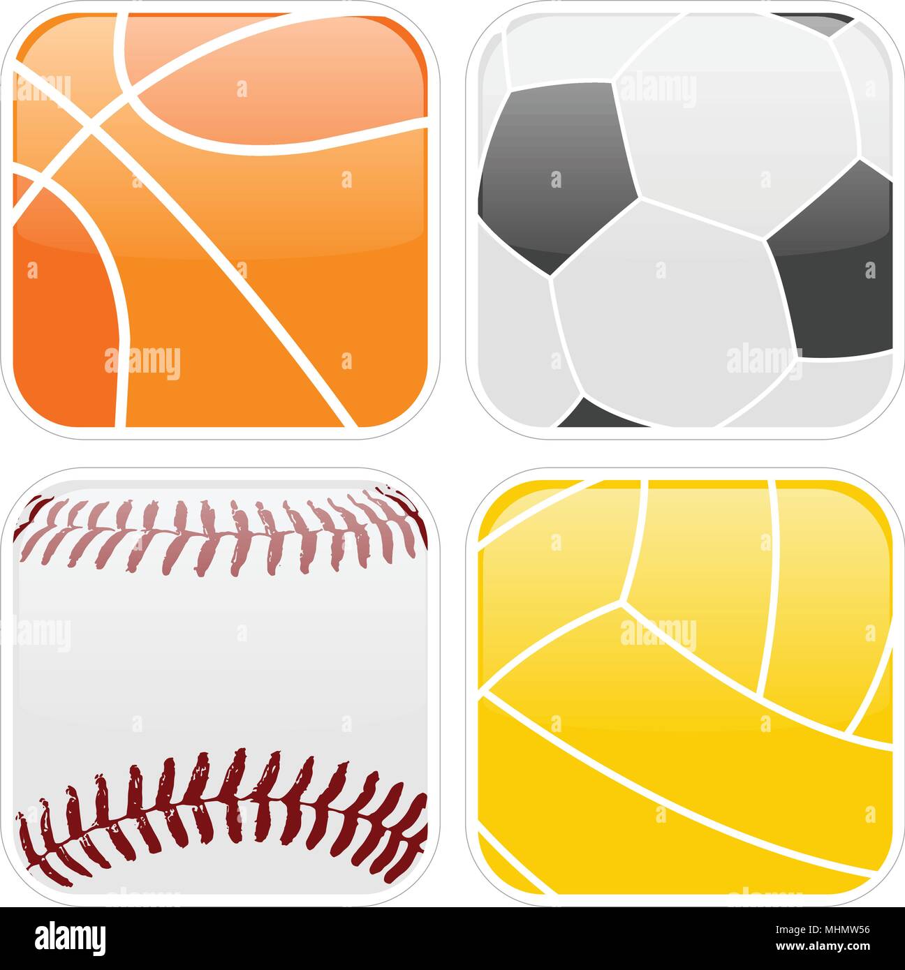 simple sport icons - vector Stock Vector Image & Art - Alamy