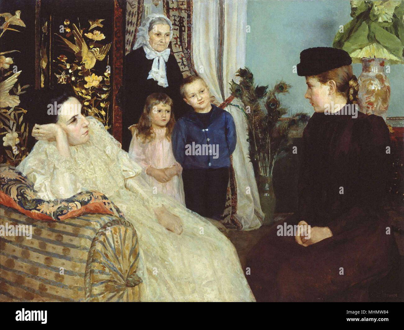 Governess 19th century hi-res stock photography and images - Alamy