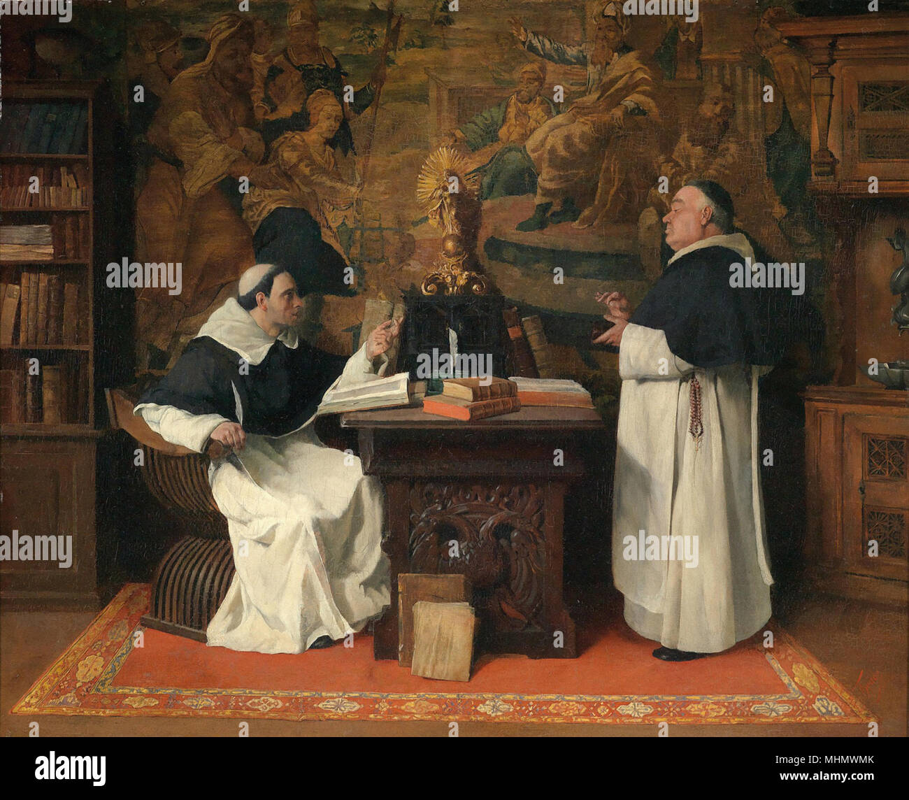 Theuer Julius - an Argument Stock Photo - Alamy