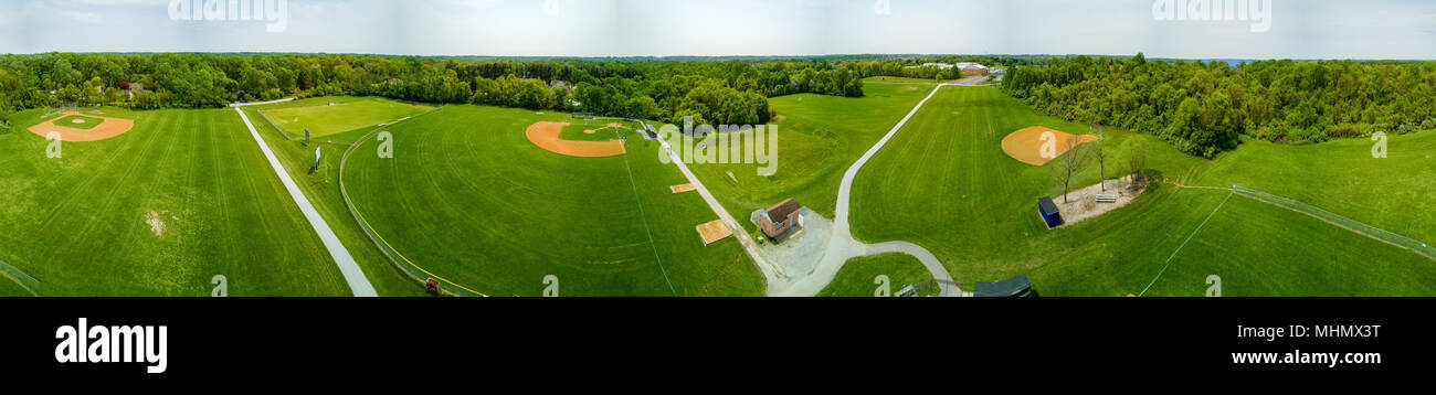 Baseball diamond, panorama hi-res stock photography and images - Alamy