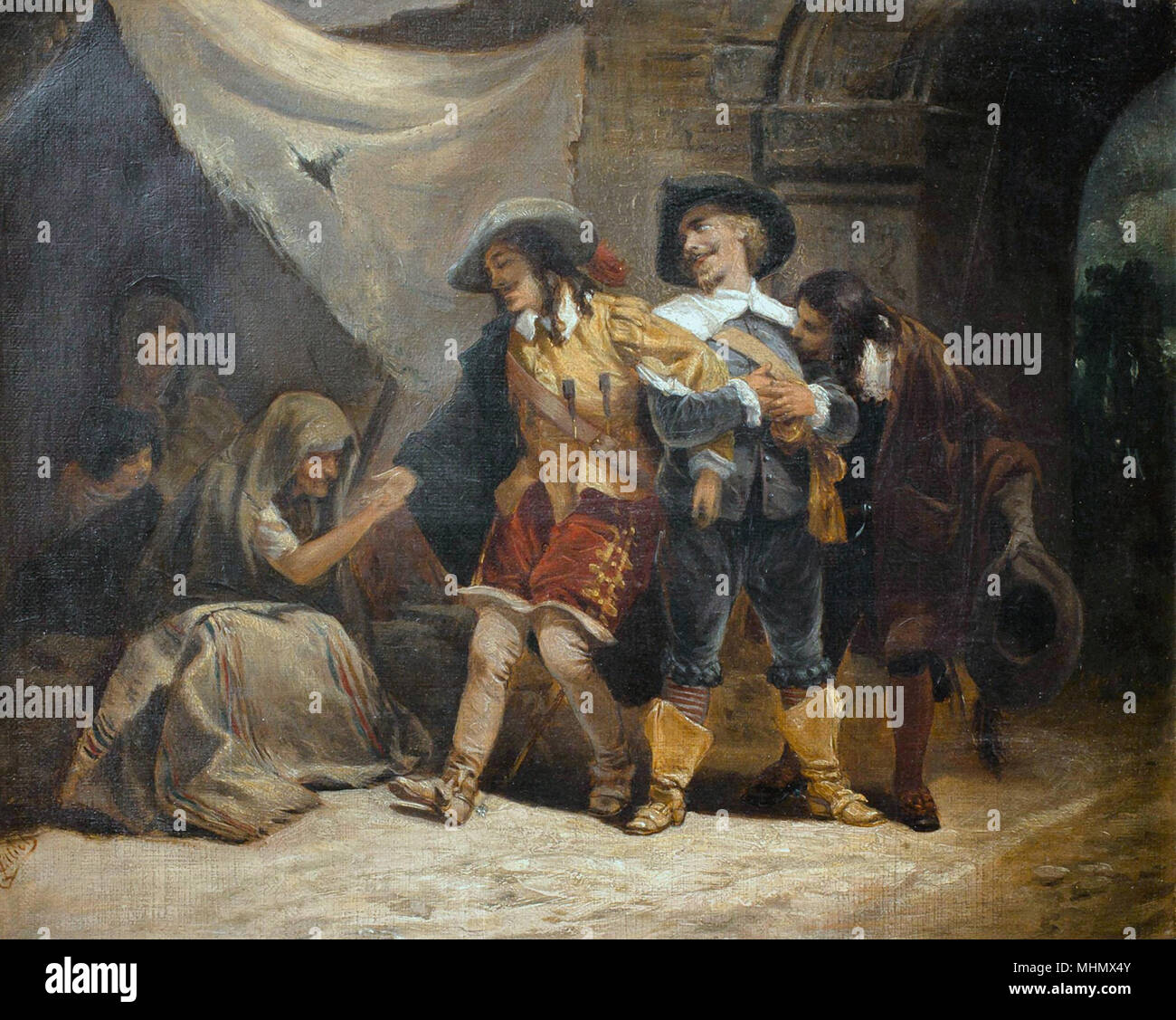 Zillich Emil - at the Fortune Teller's Stock Photo - Alamy