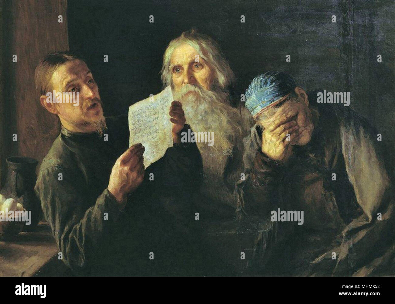 Zoshchenko Mikhail Ivanovich - Letter from the Breadwinner Stock Photo ...