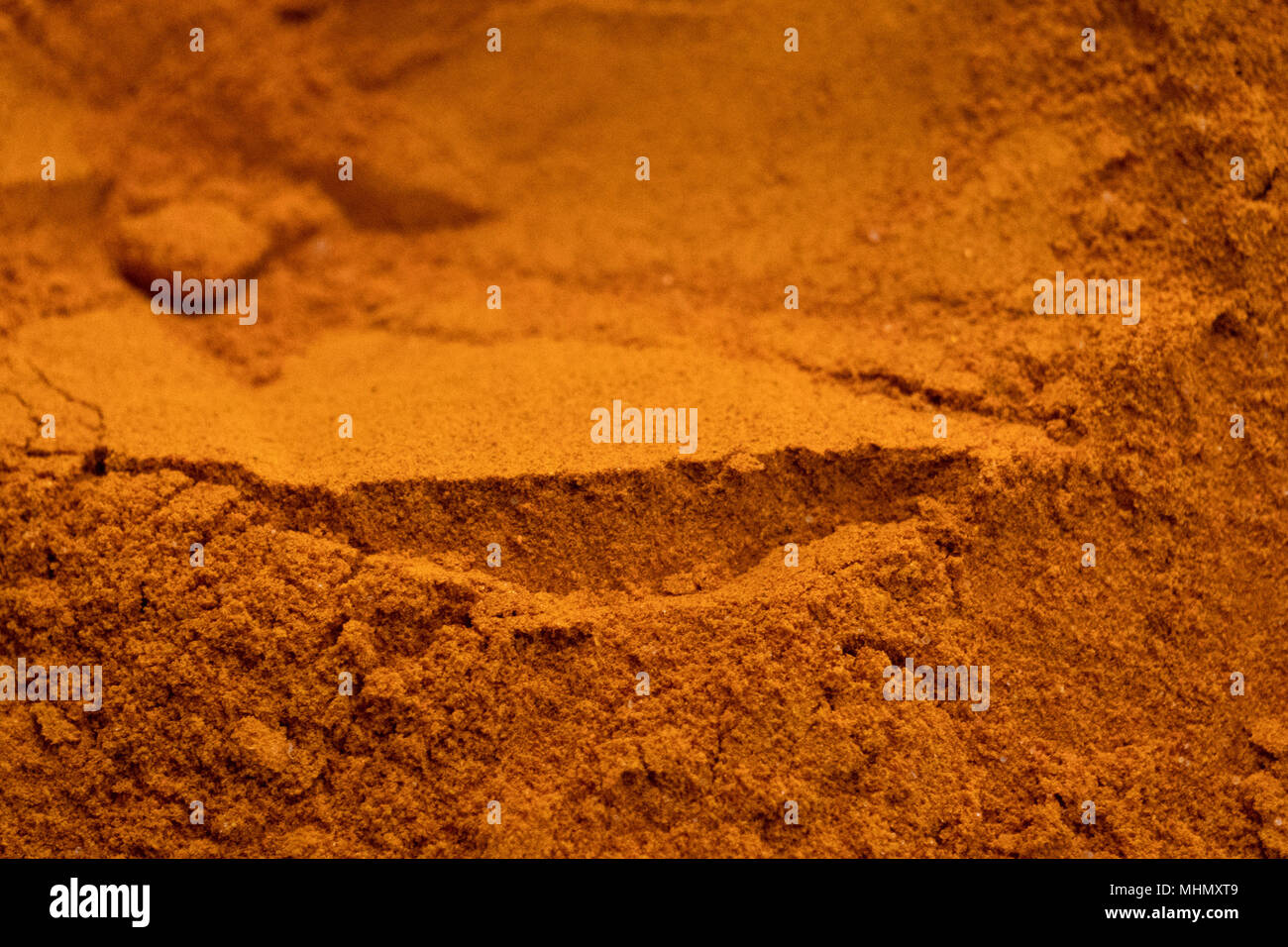 yellow saffron safran powder background detail texture close up Stock ...