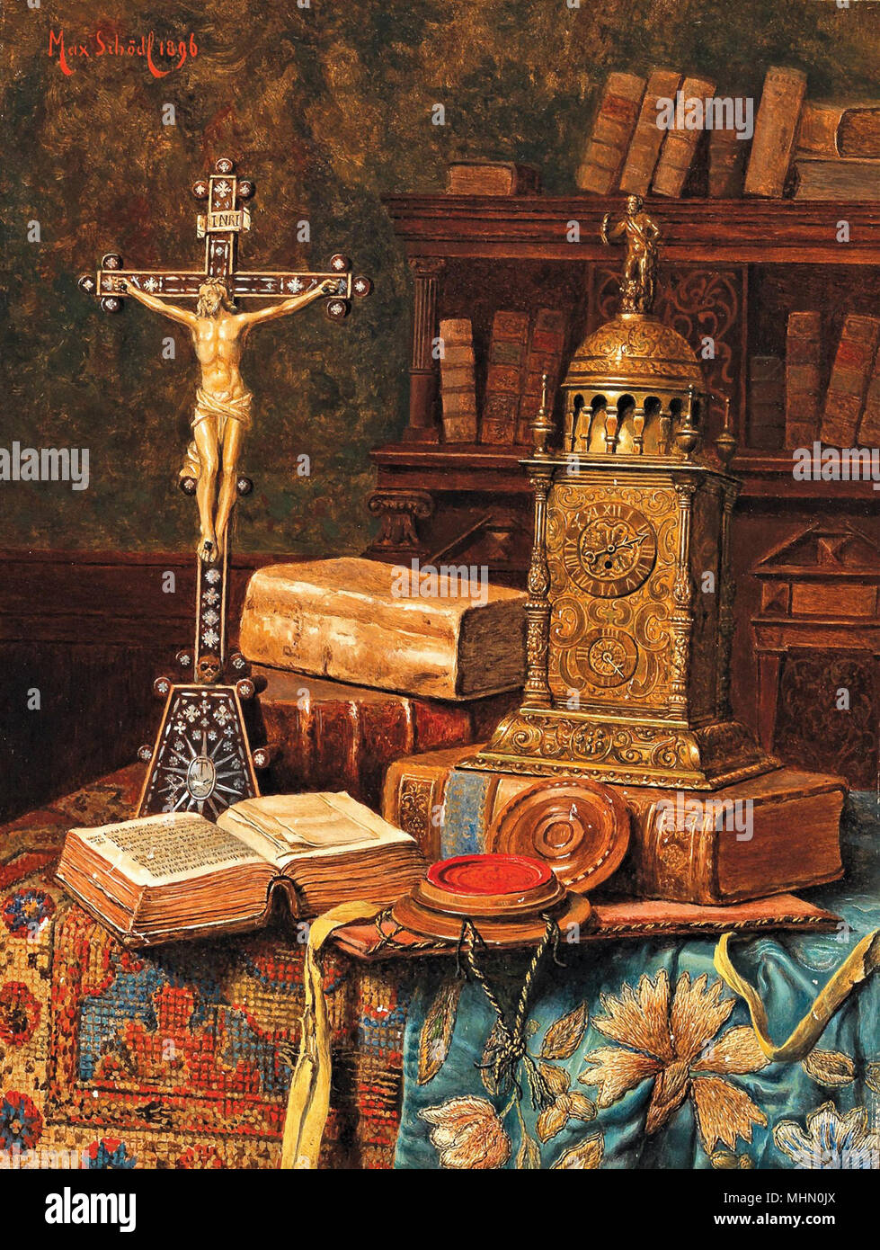 Schodl Max - Still Life with Antiques Stock Photo - Alamy