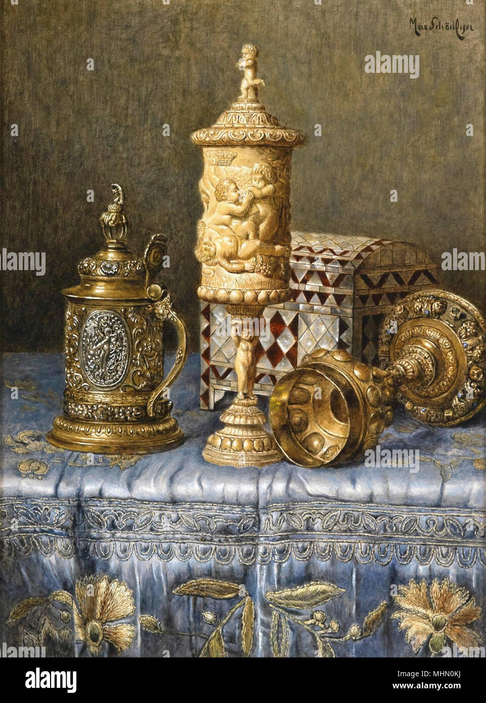 Schodl Max - Still Life with Antiques 2 Stock Photo - Alamy