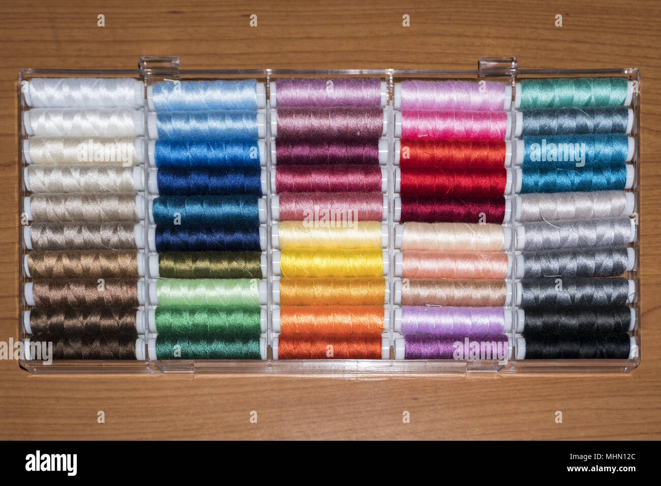 Different colors of thread hi-res stock photography and images - Alamy
