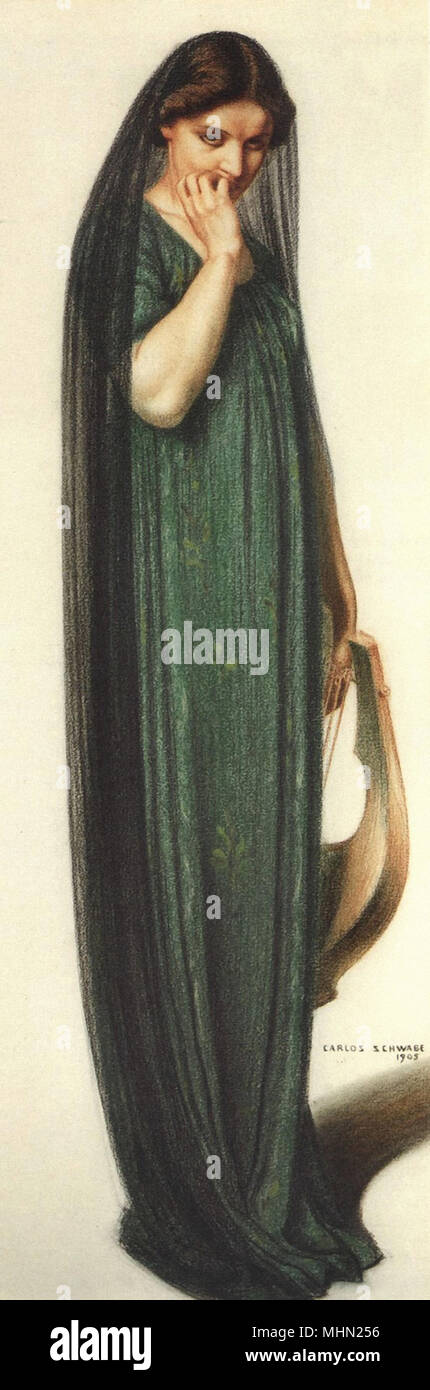 Carlos schwabe painting hi-res stock photography and images - Alamy