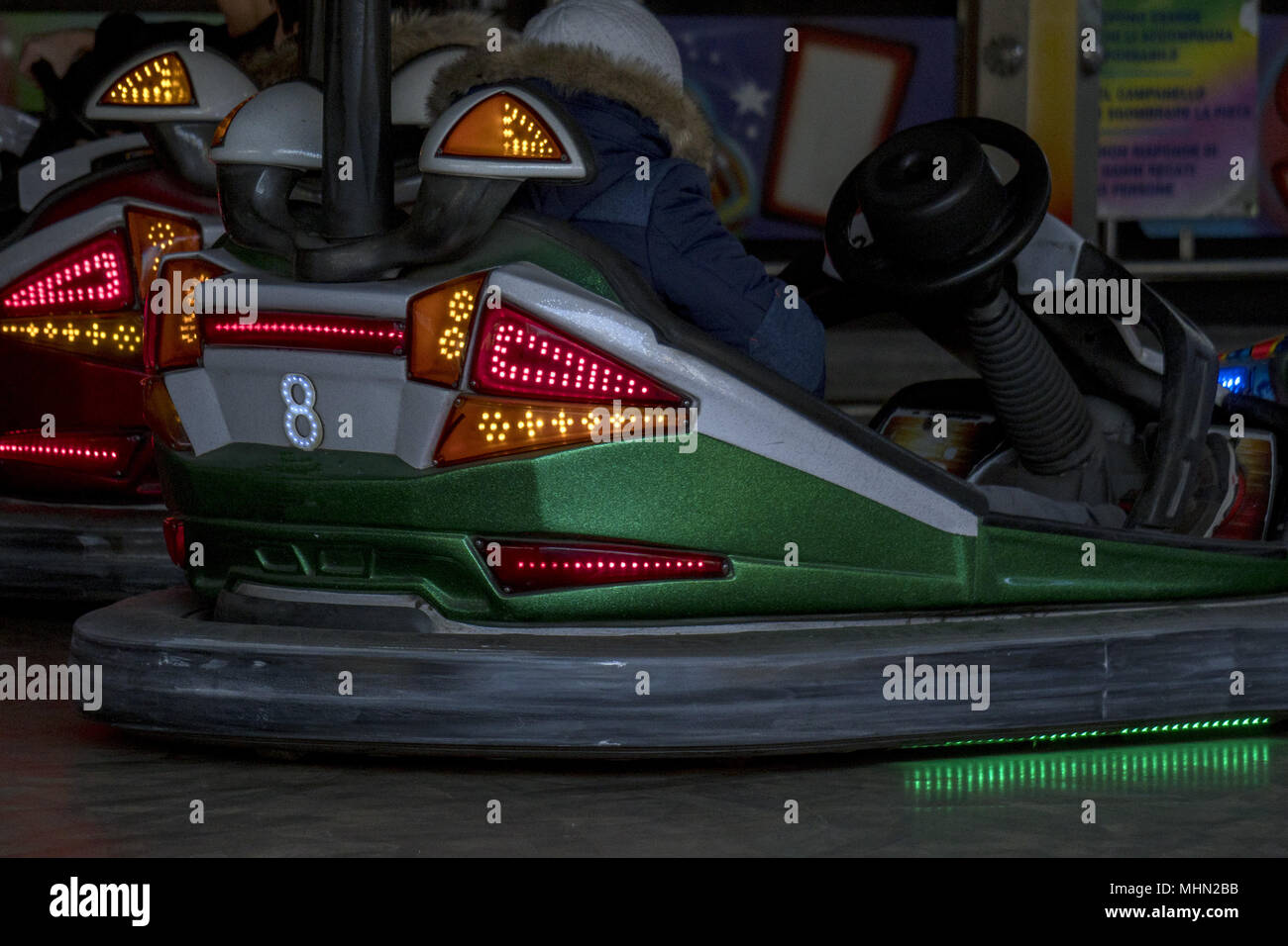 Amusement park bumper cars hi-res stock photography and images - Alamy
