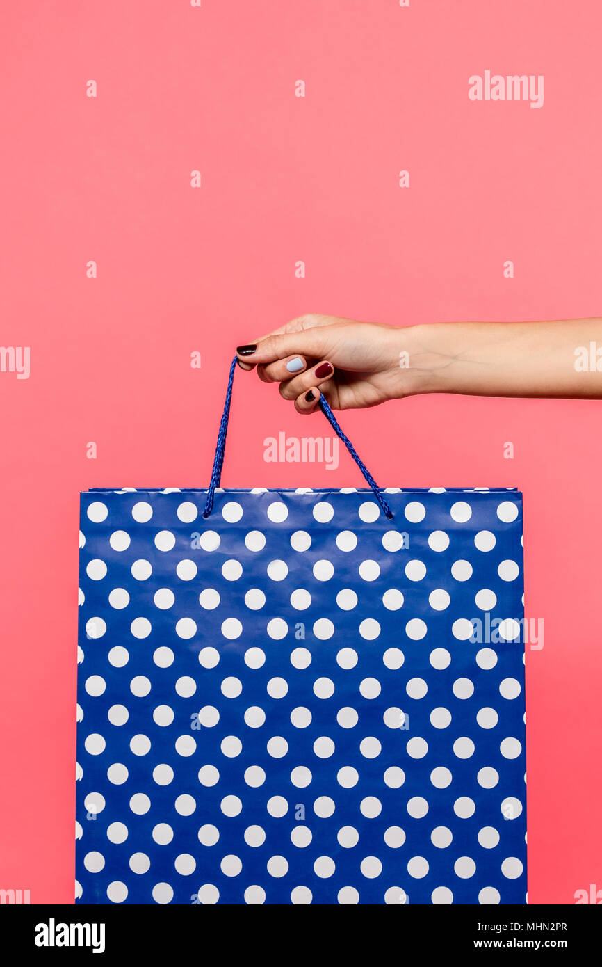 person holding shopping bag Stock Photo - Alamy