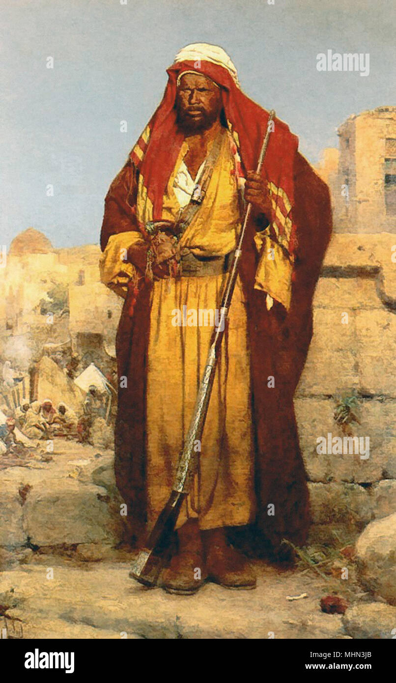 Seel Adolf - a Nubian Guard Stock Photo - Alamy
