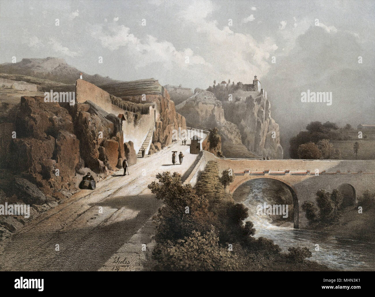 Seelos Gottfried - Zenoburg Bei Meran Stock Photo - Alamy