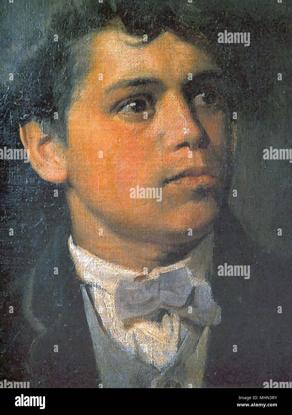 Segantini Giovanni - Self Portrait 3 Stock Photo - Alamy