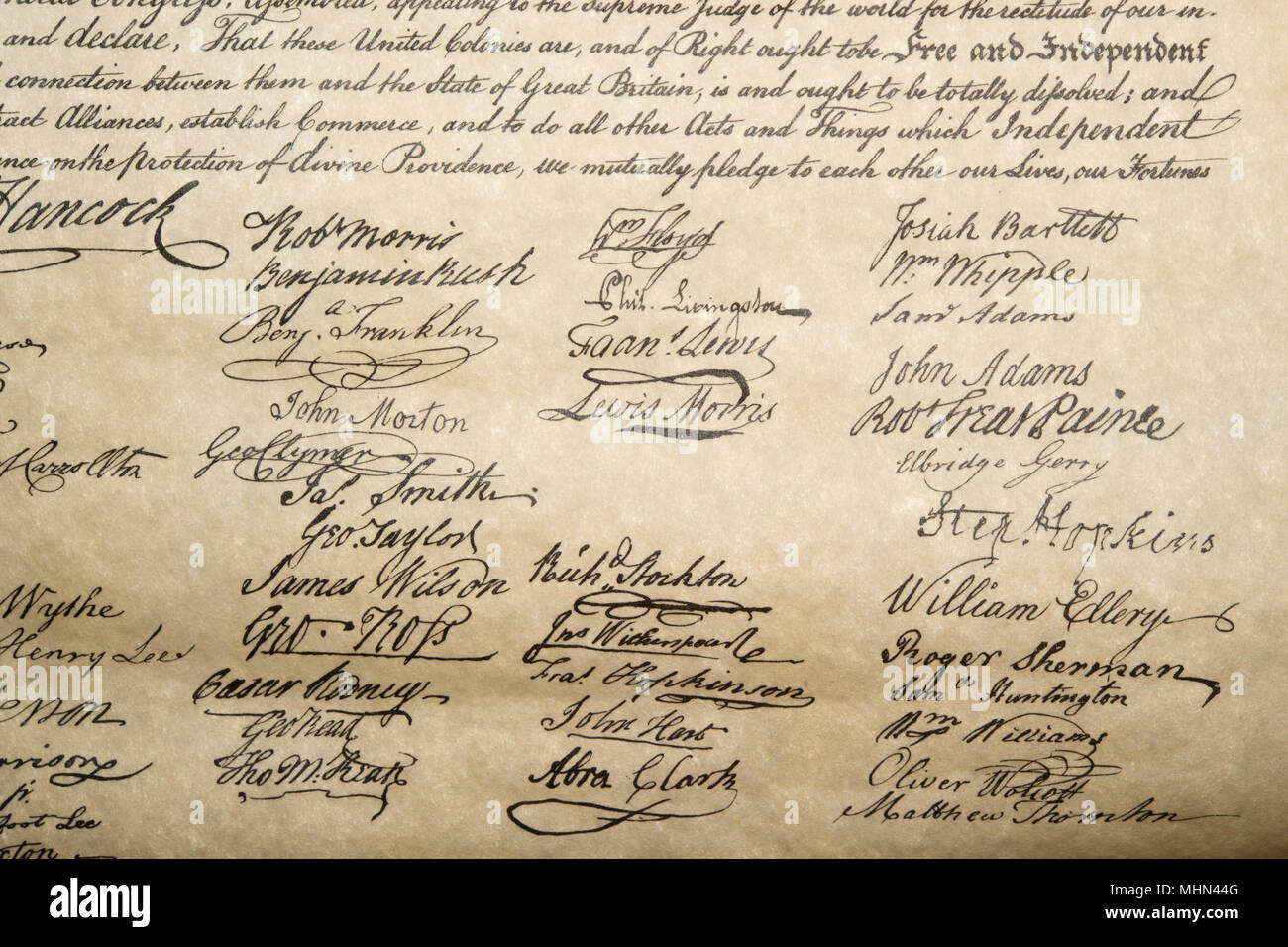 Declaration of rights 1776 hi-res stock photography and images - Alamy