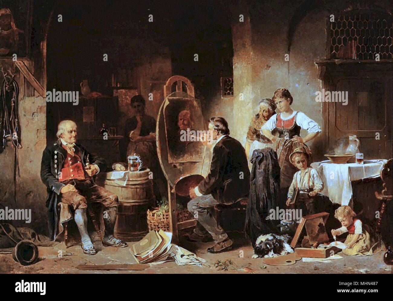 Painter Xix Th Century High Resolution Stock Photography and Images - Alamy