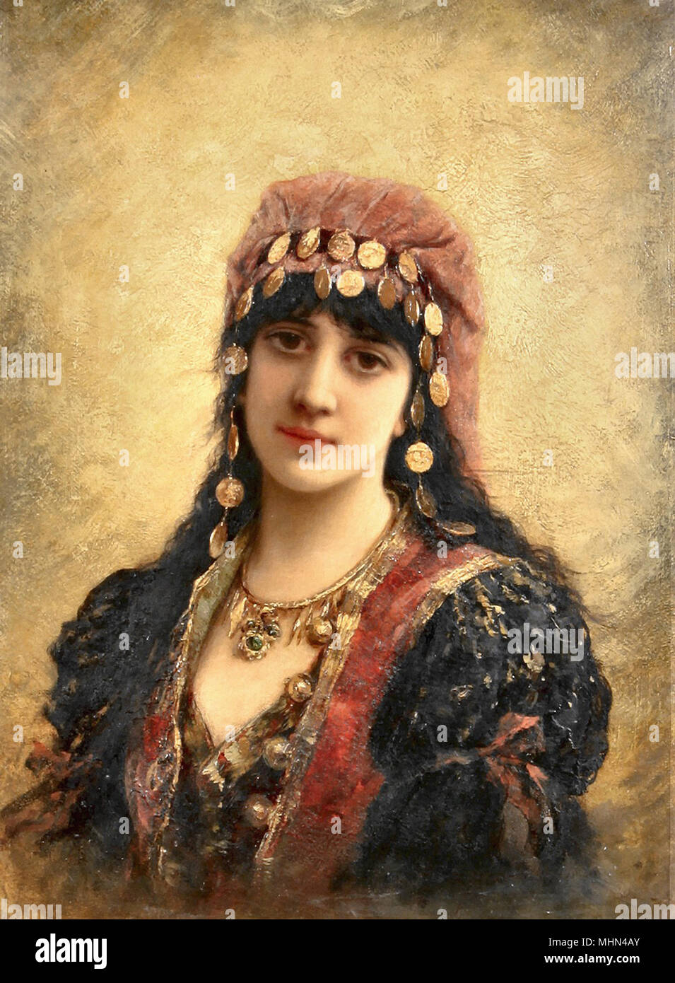 Semenowsky Emile Eisman - an Eastern Beauty 4 Stock Photo - Alamy