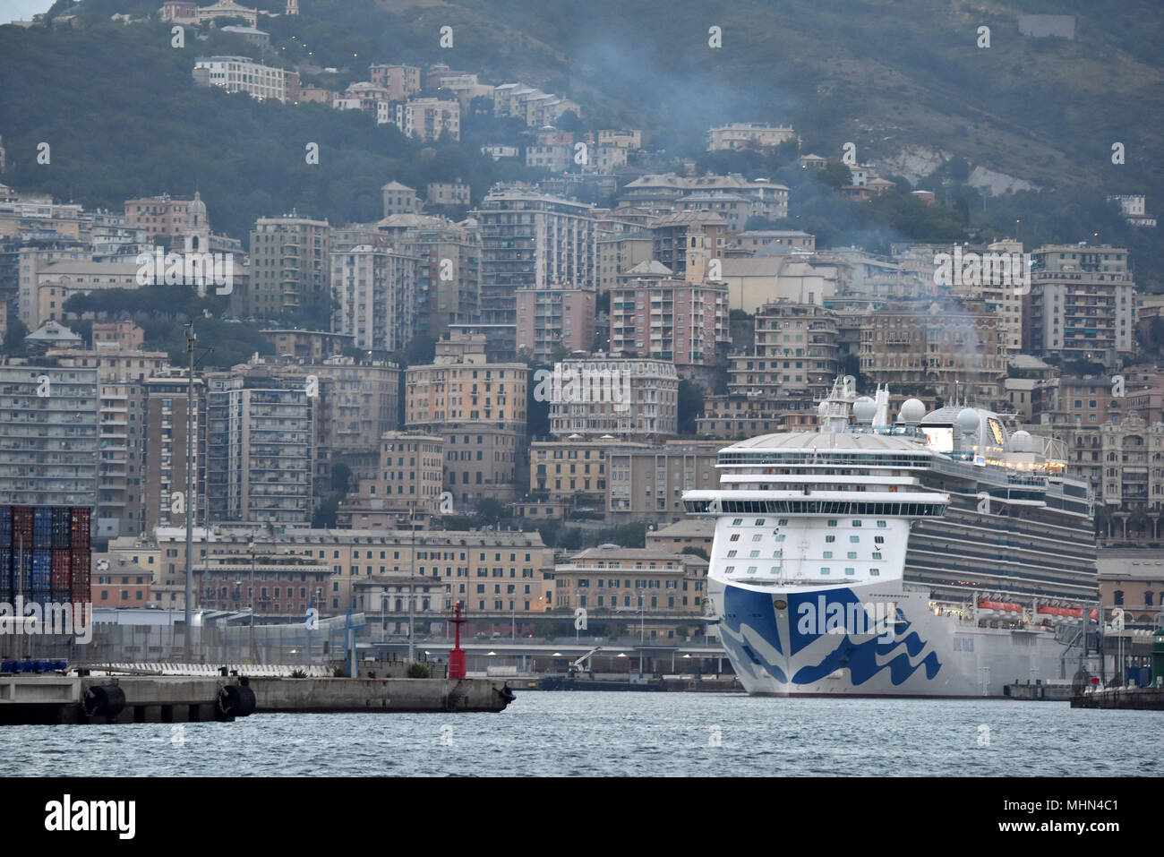 Msc cruise terminal in genoa hi-res stock photography and images - Alamy