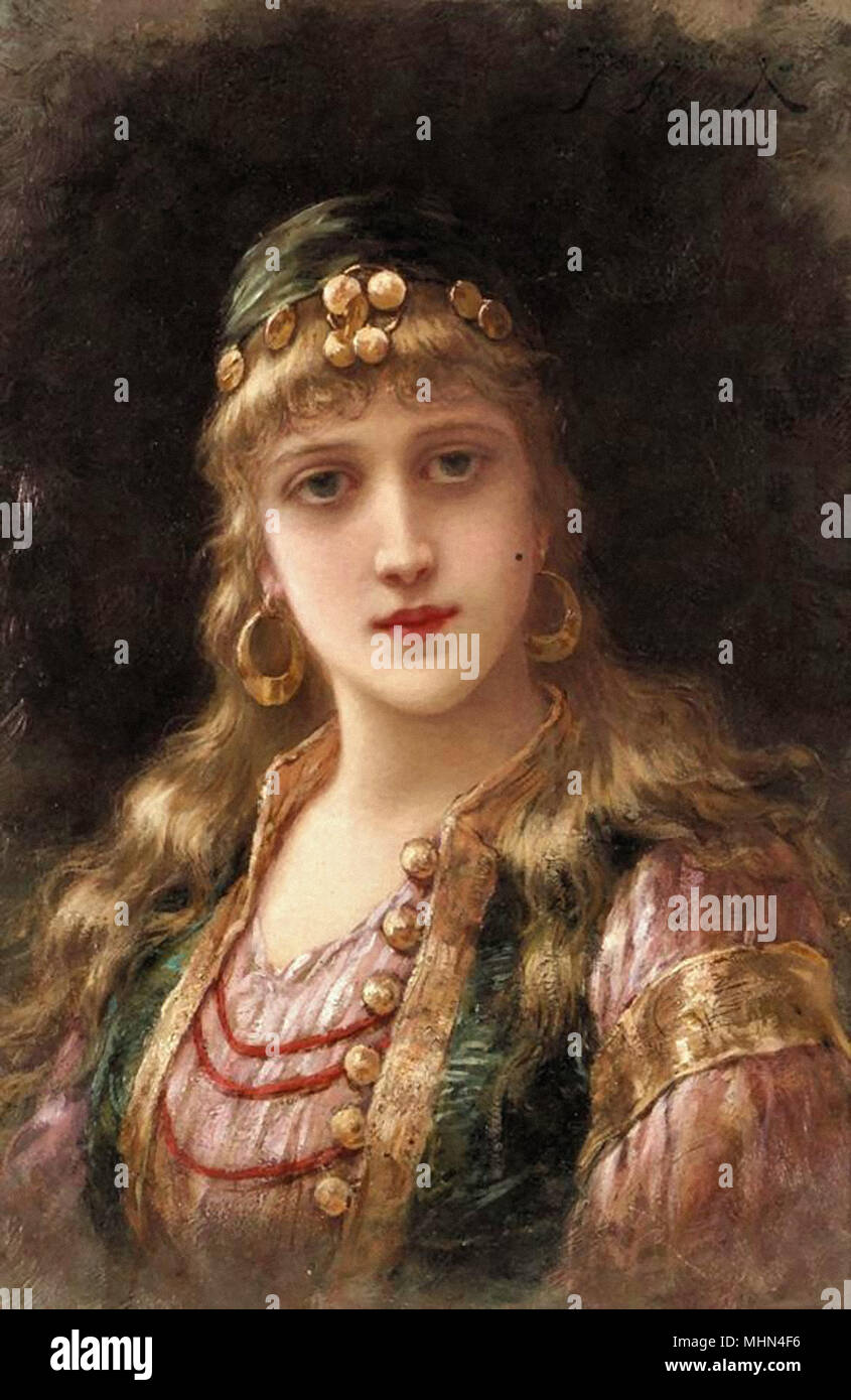 Belle epoque painting portrait girl hi-res stock photography and images ...