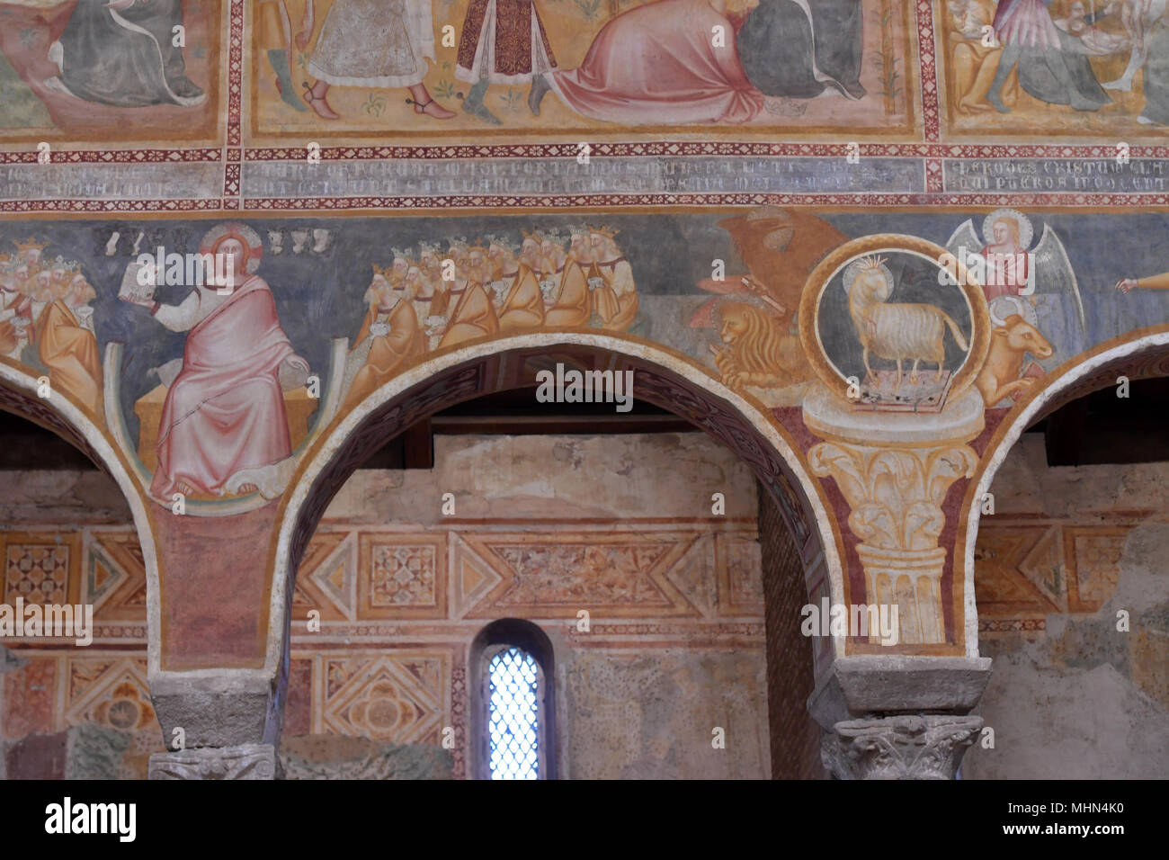 POMPOSA, ITALY - OCTOBER 9 2016 - Pomposa abbey is Benedictine ...