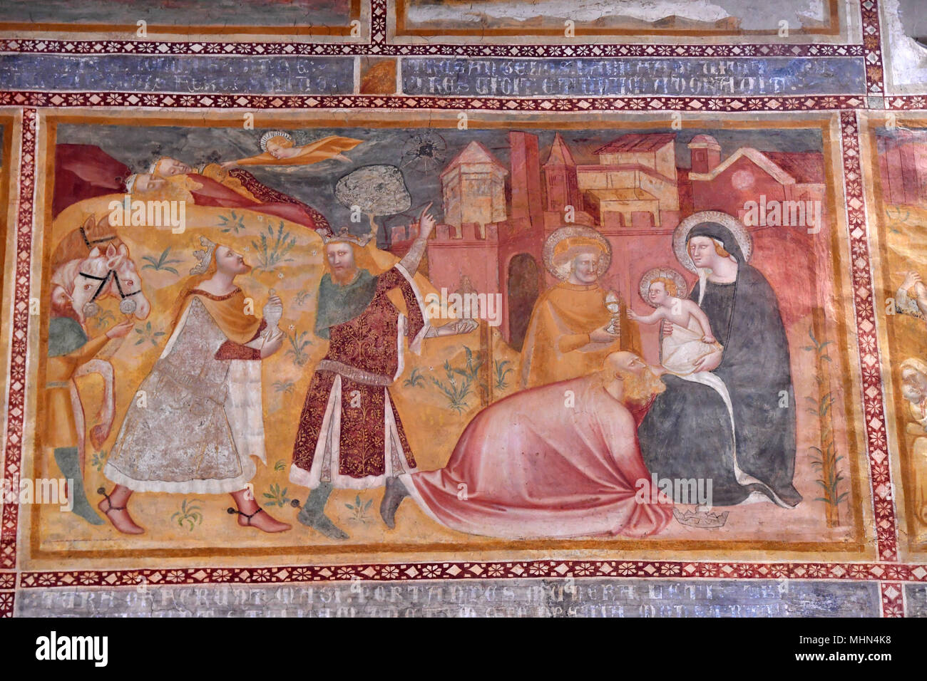 POMPOSA, ITALY - OCTOBER 9 2016 - Pomposa abbey is Benedictine ...